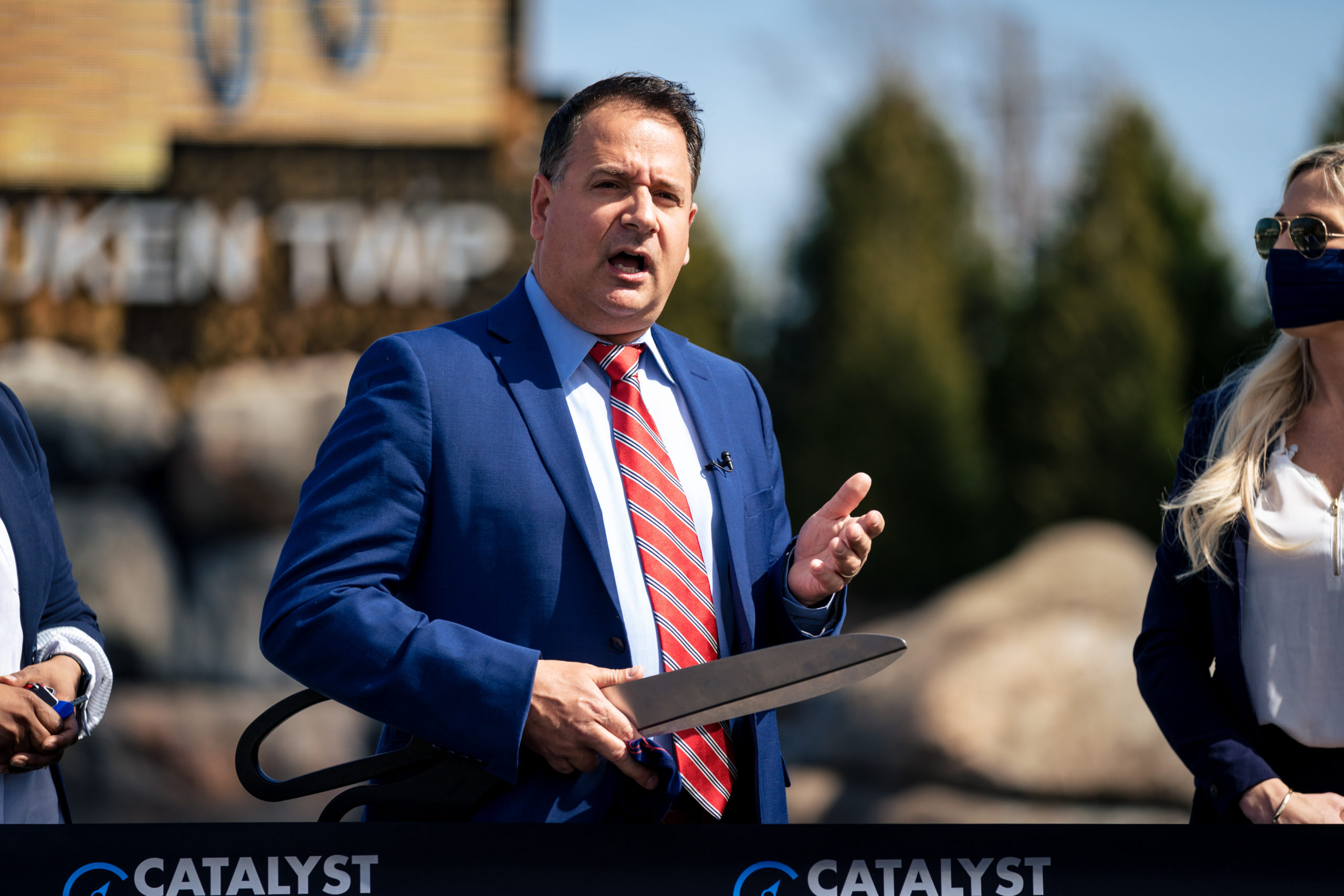Living Clocktower Ribbon Cutting - Catalyst Experiential
